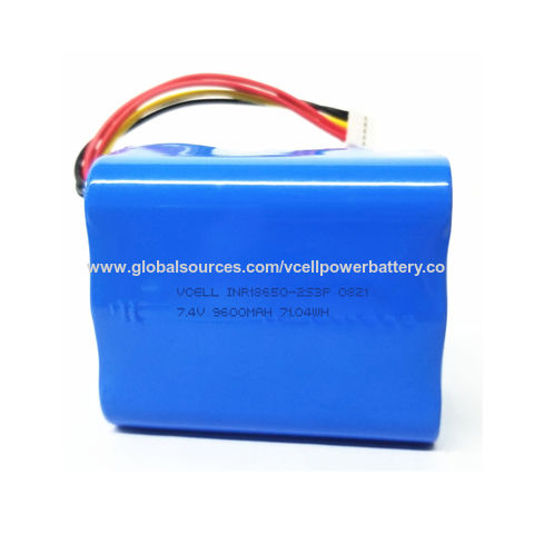 Buy Wholesale China 7.4v 9600mah Inr18650-2s3p Lithium-ion Battery Pack ...