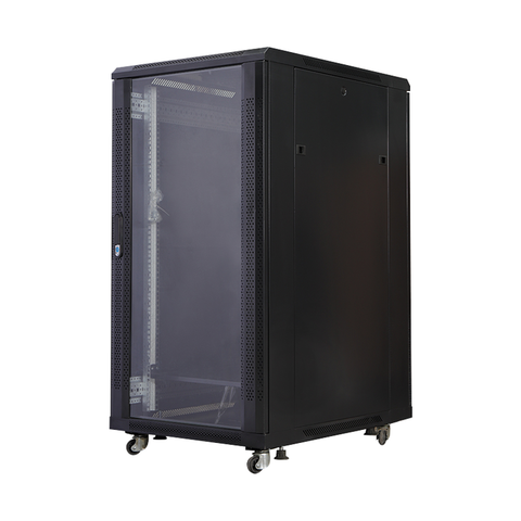 Buy Wholesale China 24u Rack Network Cabinet 1.2mm Thickness Network Cabinet Oem Server Cabinet ...