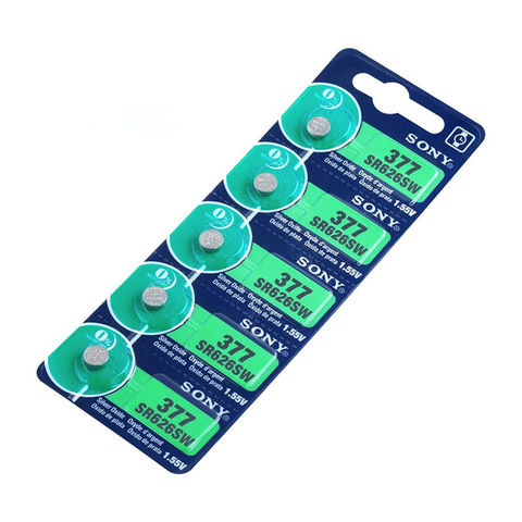 Buy Wholesale China Hot Sal 1.55v 377 Sr626sw Watch Battery Button Coin ...