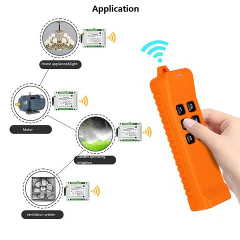 Buy Wholesale China Remote Controller Switch 6ch Rf Remote Controller ...