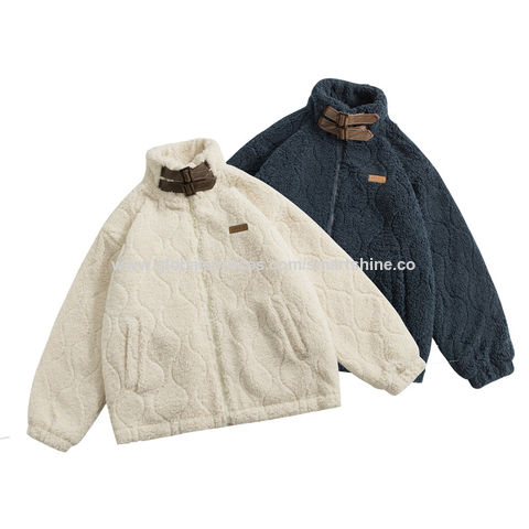 Buy Wholesale China Oversize Collared Lamb Wool Men's Winter Thick Warm ...