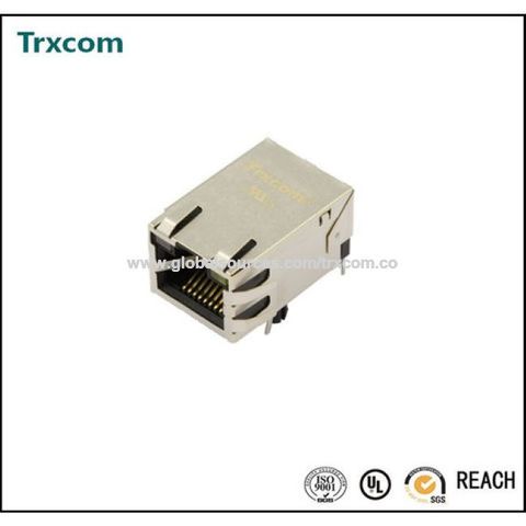 Buy Wholesale China Modular Rj45 Connector Jack With Magnetic 1000 Base ...