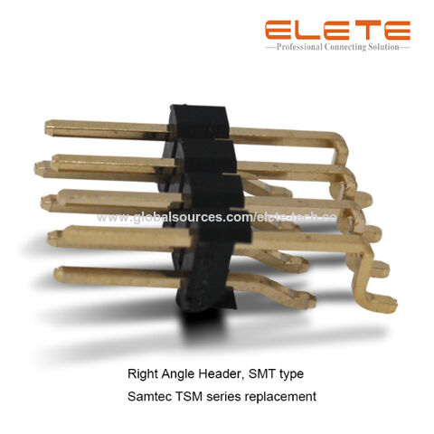 Right Angle Header, Smt Type 2.54mm Pitch 8 Pin Header, Samtec Tsm ...