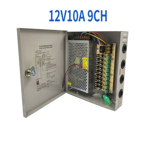 Buy Wholesale China Cctv Power Supply Box 12v 10a 120w 9 Channels ...