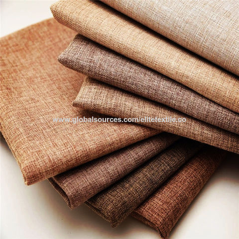 Buy Wholesale China 100% Polyester Upholstery Fabric Polyester Linen ...