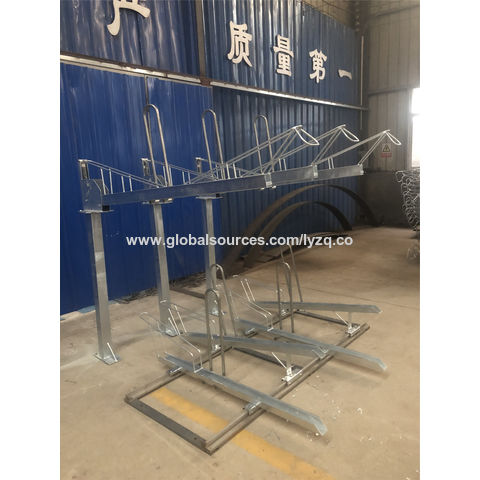 Buy China Wholesale Two Tier Steel Bicycle Storage Vertical Floor Bike ...