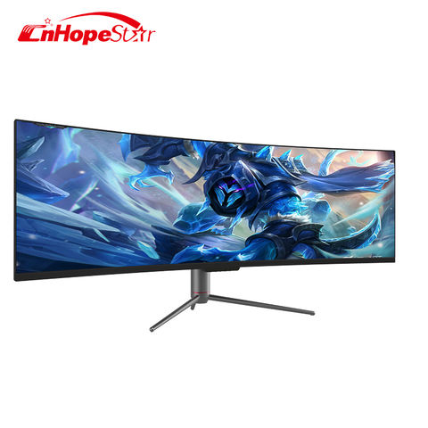 49-inch 32:9 Wide Screen Pbp/pip High End 5k Led Monitor Curved E-sport ...
