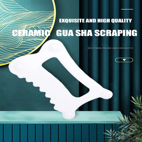 Buy Wholesale China Ceramic Stone Gua Sha For Spa Acupuncture Natural ...