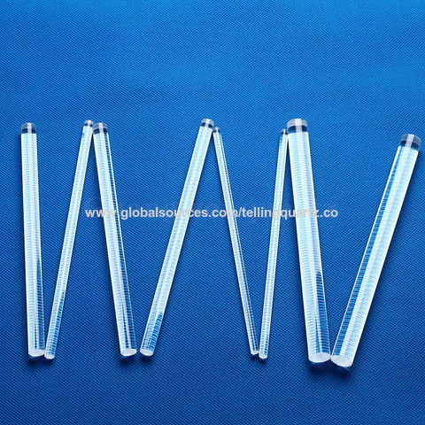 Buy Wholesale China Clear Fused Silica Quartz Heating Rod Quartz Glass ...