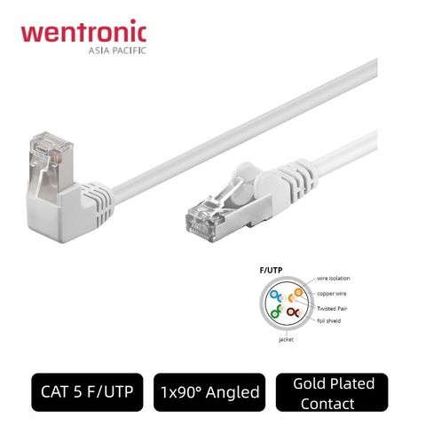 Buy Wholesale Hong Kong SAR Network Cable Expert Cat 5e F/utp 90° Gold ...
