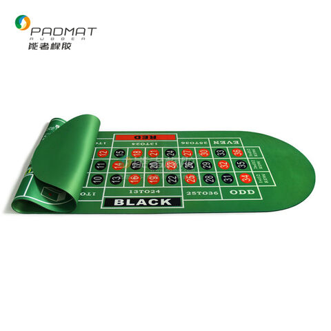 Buy Wholesale China Durable Natural Rubber Backed Poker Mat Waterproof ...