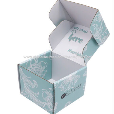 Buy Wholesale China Grey Mailer Folding Brown Kraft Packaging Paper Box ...