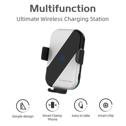 Buy Wholesale China 15w Quick Charge Auto Clamp In Car Phone Holder ...