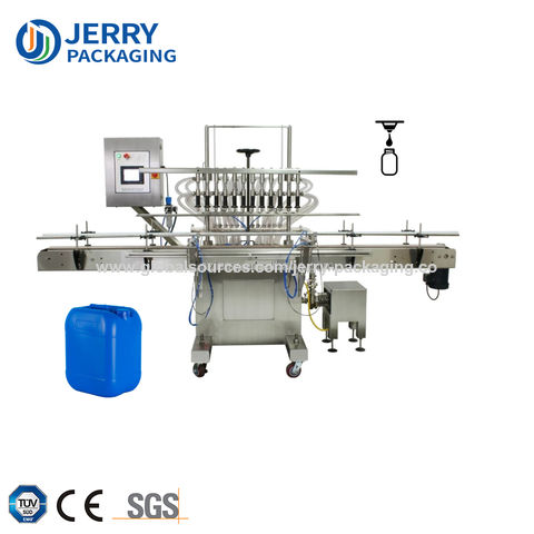 Buy Wholesale China Jerrypack Jof-12 Over-flow Filling Machine Olive ...