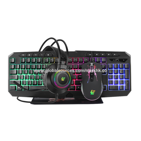 Buy Wholesale China Wired Gaming Combo 4-in-1 Gaming Combo For Pc ...