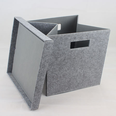 Buy Wholesale China Felt Storage Baskets Soft Felt Foldable Storage ...