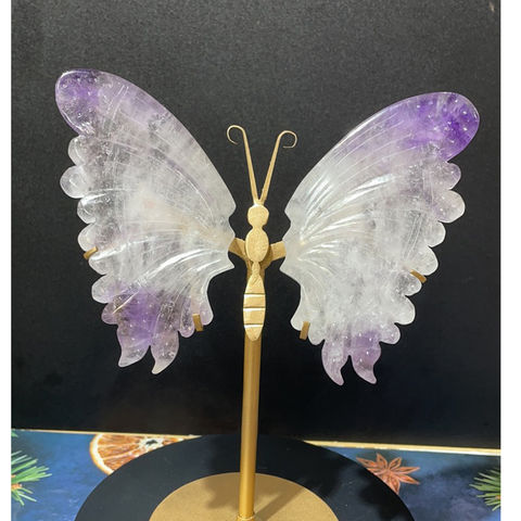 Buy Wholesale China 20-30 Cm Large Ornament Crystal Jewelry Set Wings ...