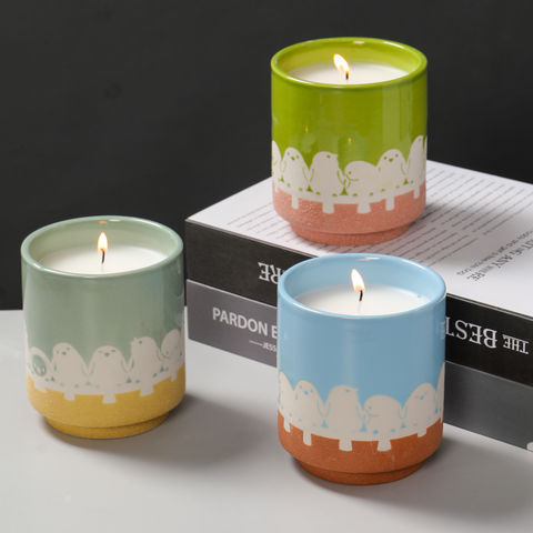 Buy Wholesale China Unique Ceramic Candle Holder Reactive Falling Glaze ...