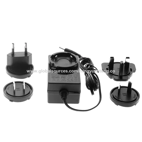 Buy Wholesale China Interchangeable 36v 1a Wall Charger 3v 5v 7v 9v 12v ...