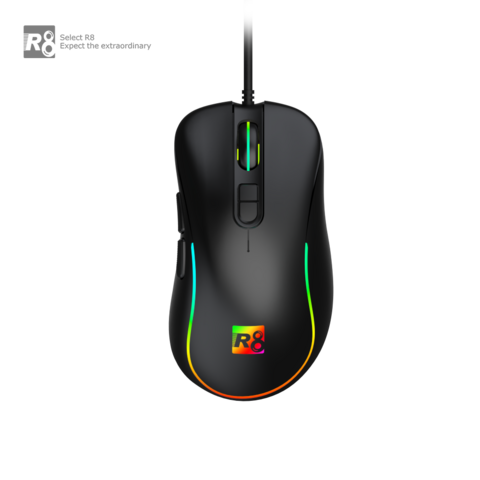 Buy Wholesale China R8 Gaming Mouse Wired, Rgb Backlit, 4 Adjustable ...