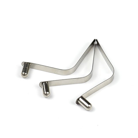 Buy Wholesale China Adjustable Flat Metal Spring Clips Button & Metal ...