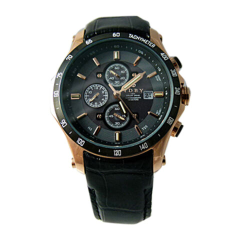 Buy Wholesale China Solar Watch With El Backlight, Dual-solar Power And ...