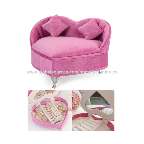 Buy Wholesale China Hot Selling Cute Portable Fabric Sofa Style Jewelry ...