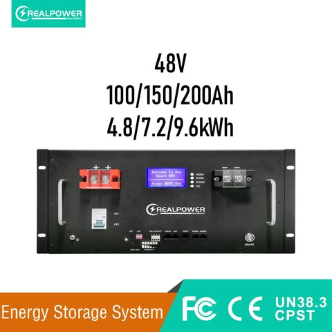 Buy Wholesale China 48v 100/150/200ah 4.8/7.2/9.6kwh 10 Years Warranty ...