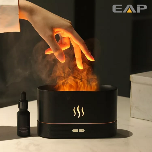 Buy Wholesale China Aroma Diffuser With Flame Light Mist Humidifier ...