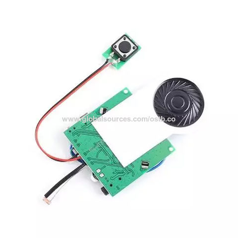 Buy Wholesale China Shenzhen Custom Push Button Recordable Sound Module ...