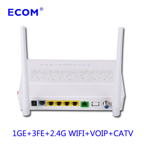 Buy Wholesale China Fiber Modems Gpon Onu 1ge+3fe+2.4g Wifi+voip+catv Epon Onu(single Fiber ...