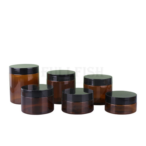 Buy Wholesale China Amber Plastic Jars Plastic Pet Material Cream ...