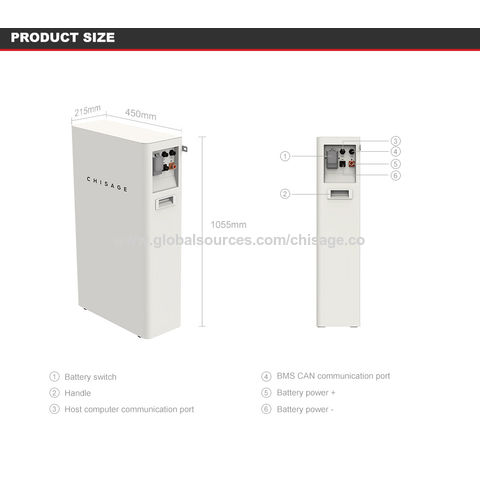 Buy Wholesale China Chisage Ess Long Lifecycle Hv 115v 8kwh Residentila ...