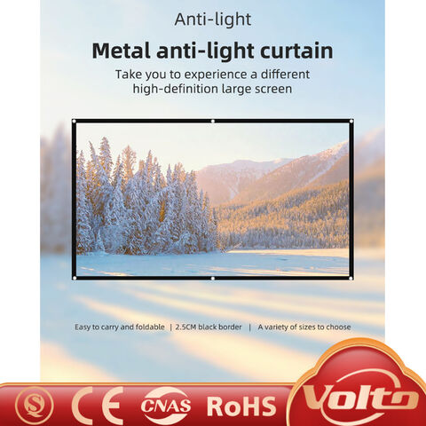 Buy Wholesale China Volto 100inch Metal Anti-light Full Hd Curtain ...
