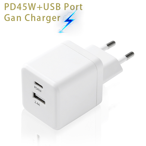 Buy Wholesale China Factory Price Eu 45w Dual Port Type C Usb Pd3.0 Qc3 ...