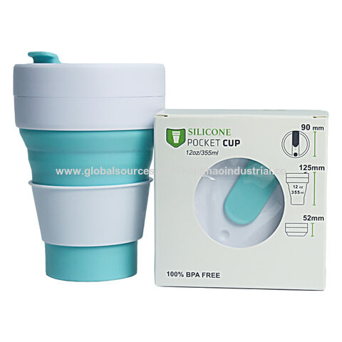 Buy Wholesale China 350ml Outdoor Travel Coffee Cup Foldable Water Cup ...