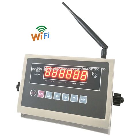 Platform Scale Led Display Stainless Steel Wifi Weighing Indicator ...