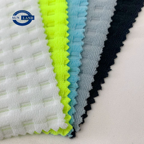 Buy Wholesale China Polyester Spandex Striped Checkered Jacquard Terry ...