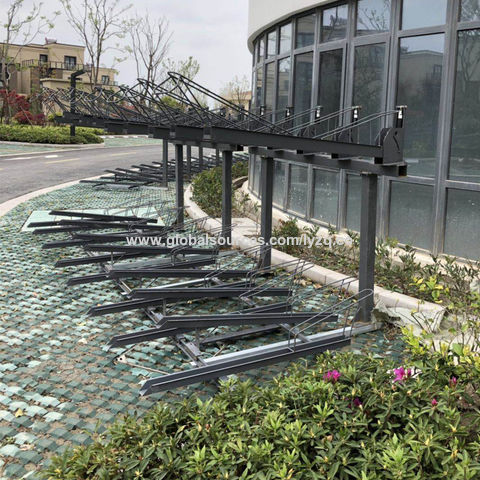 Buy Wholesale China Bicycle Storage Rack/double-deck Bicycle Rack/bike ...