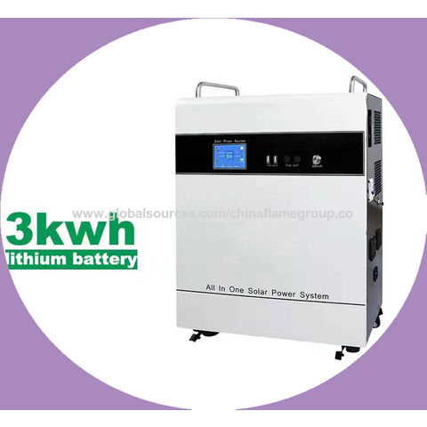 Buy Wholesale China Portable 3kwh Solar Home System 3000 Watt Solar ...