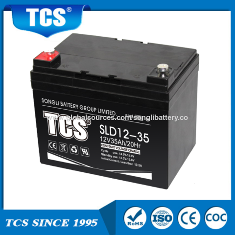 35ah 12v Baterai Siklus Dalam Asam Timbal Untuk Sistem Tenaga Angin ...