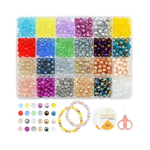 Buy Wholesale Hong Kong SAR Colorful Diy Flat Plastic Beads For ...