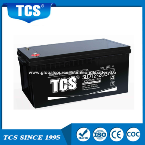 Buy Wholesale China 200ah 12v Deep Cell Solar Battery For Caravans ...