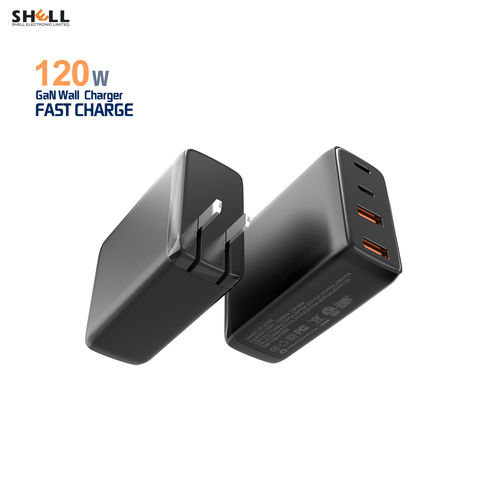 Buy Wholesale China Multi Port Gan Power Pd120w Wall Charger +qc3.0 ...