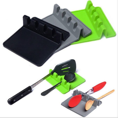 Buy Wholesale China Amazon Silicone Utensil Rest With Drip Pad For ...