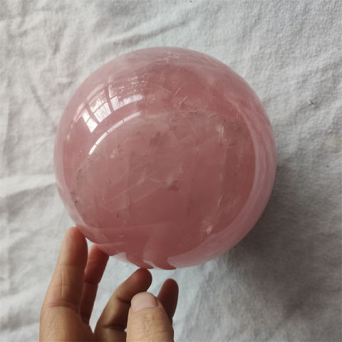 Buy Wholesale China 200mm Diameter Deep Pink Rose Quartz Crystal Sphere ...