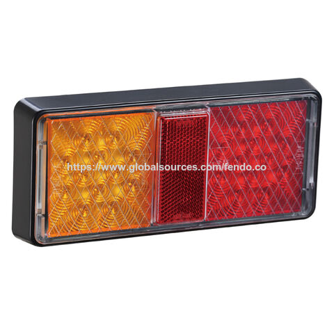 100% Waterproof E4 Led Truck Trailer Combination Tail Lamps Rear ...