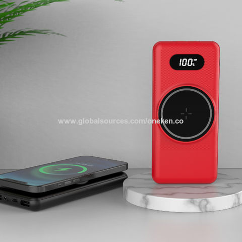 Buy Wholesale China Lcd Display Magnetic Wireless Chargers 15w-10000mah ...