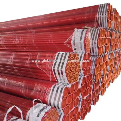 Buy Wholesale China Carbon Steel Pipe Red Painting Astm A795 Fire ...