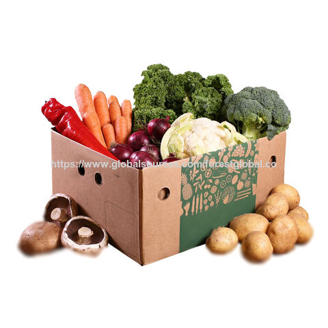 Buy Wholesale China Custom Printing Vegetable Packaging Box Fruit Fresh ...